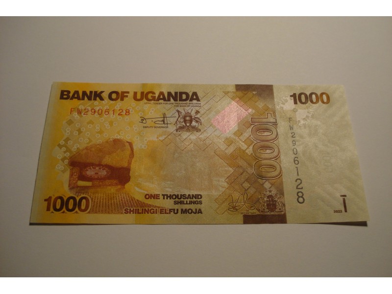 UGANDA - 1000 ŠILINGA - 2022
