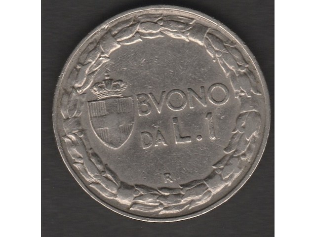1 Lira - 1924 - Italija, Italy