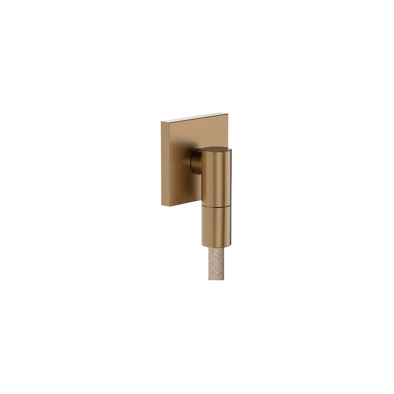 Hansgrohe priključak za tuš crevo fixfit fine e sa nepovratnim ventilom brushed bronze 28883140