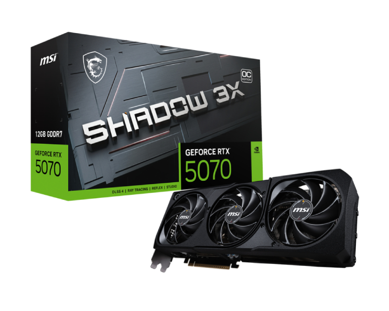 MSI GeForce RTX 5070 12G SHADOW 3X OC grafička karta