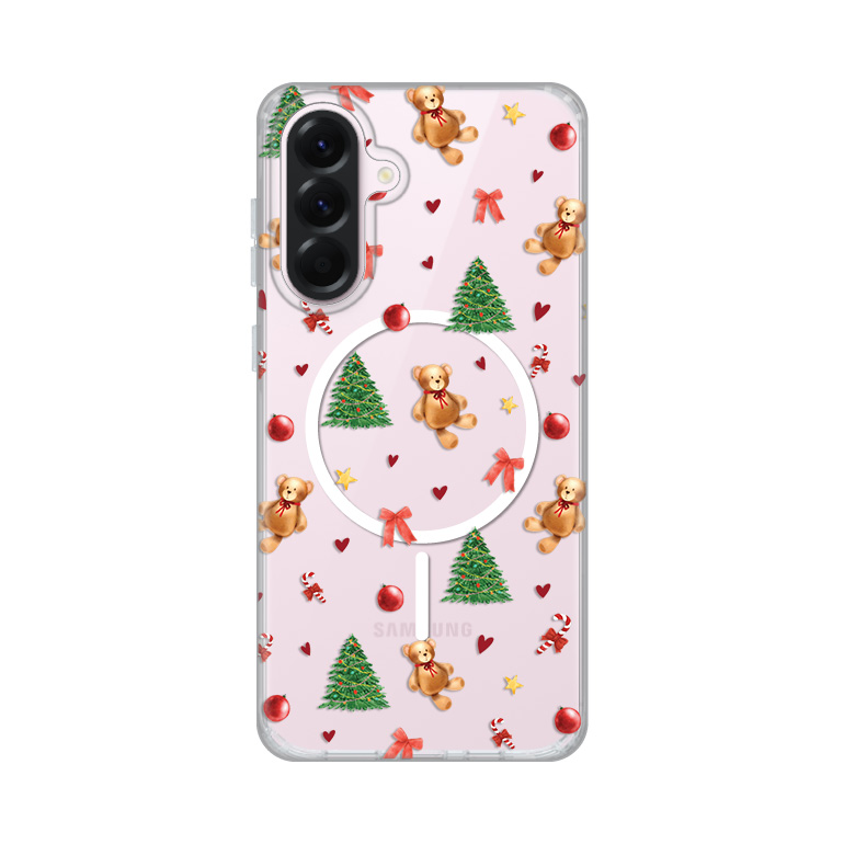 Zastitna maska (futrola) print Magsafe - Samsung A566 Galaxy A56 Merry Bear
