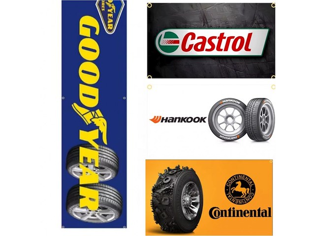 Castrol, Continental, Hankook, Good Year