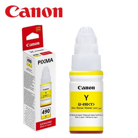 SUP INK CANON GI-490 Yellow 0666C001