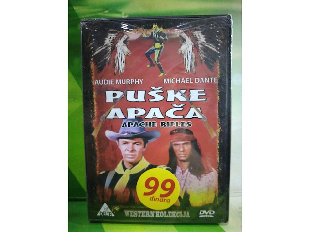 Puške Apača - Audie Murphy / NOVO / u Celofanu