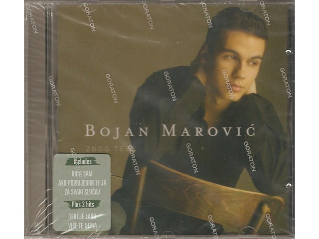 Bojan Marović ‎– Zbog Tebe...  [CD]
