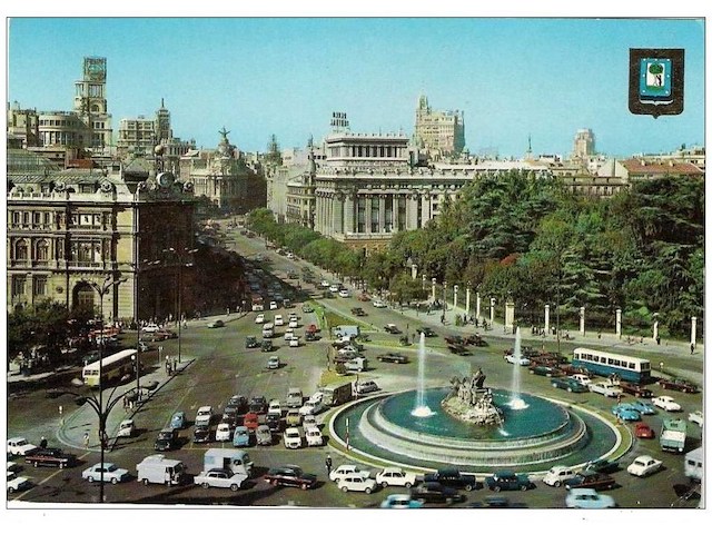 Madrid La Cibeles y Calle de Alcala ,putovala