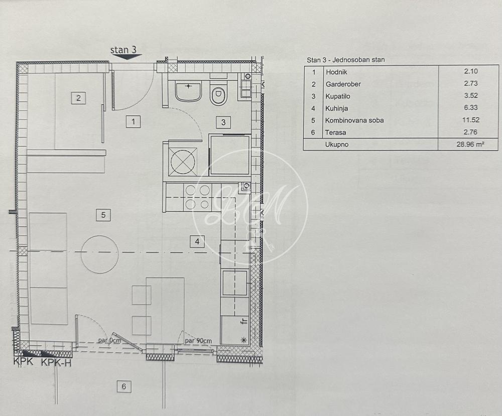 Zvezdara, novogradnja, 1.0, useljiv krajem 2026, ID#1272
86.880 €