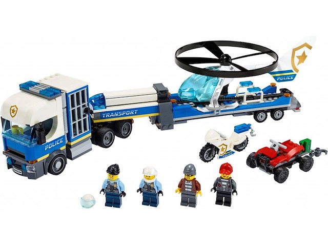 LEGO City - 60244 Police Helicopter Transport