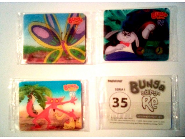 BUNGA BANGA RE LUXOR  3D Kartice SET 40/40
