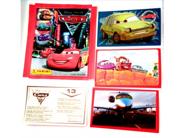 CARS 2 AUTOMOBILI PANINI Sličice na komad MINT