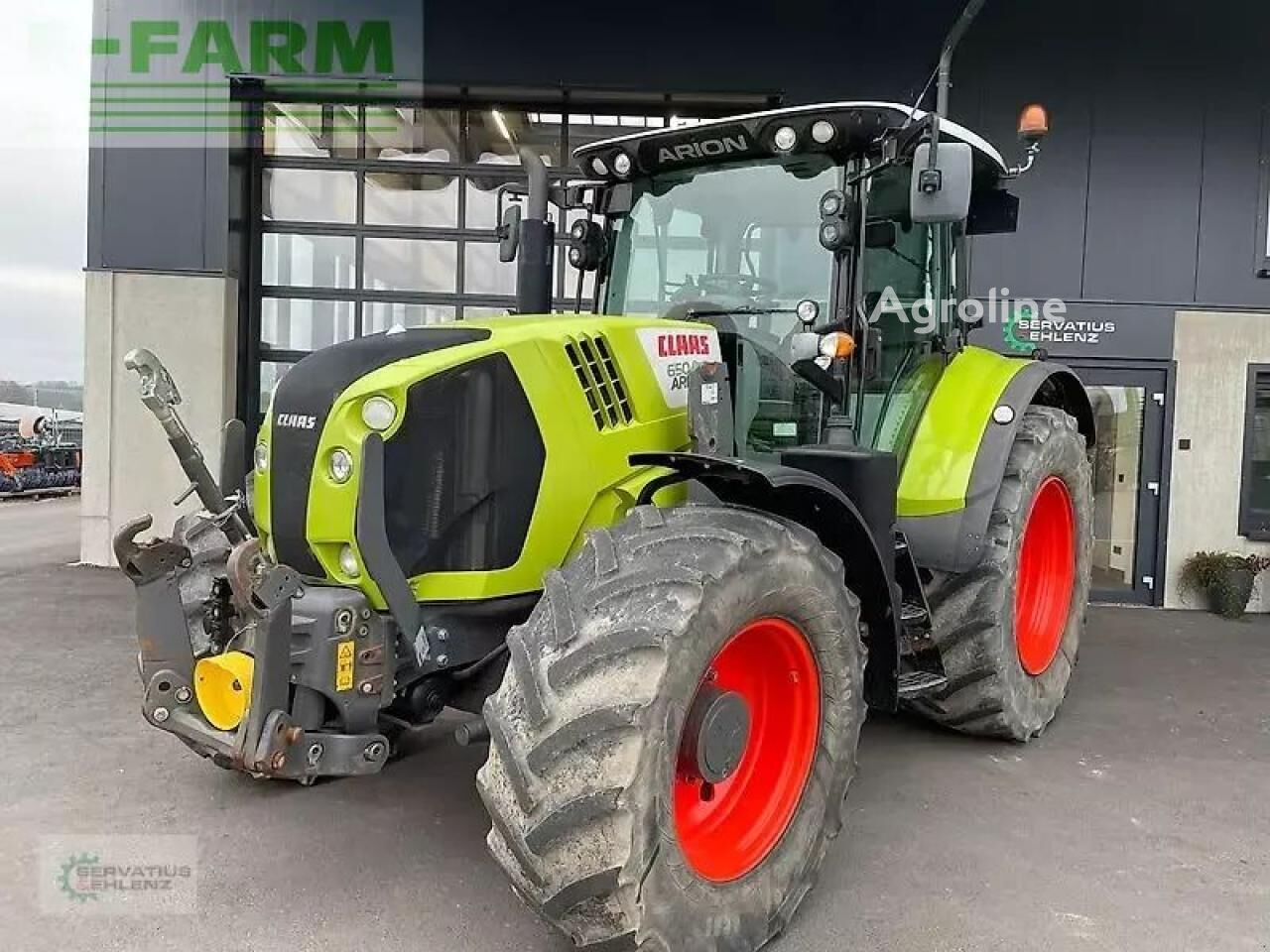 Claas arion 650 cebis mit fronthydraulik / zapfwelle / konsolen CEBIS traktor točkaš