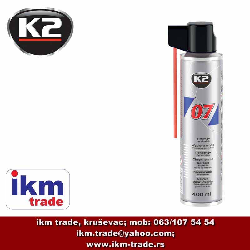 K2 07 Višenamenski sintetički sprej 400ml