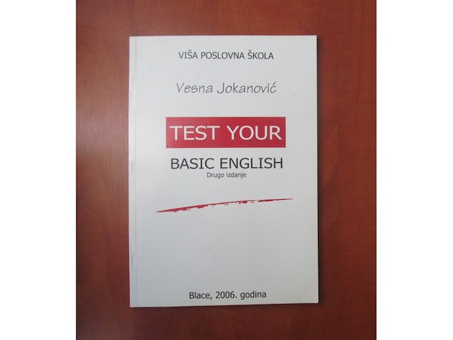 TEST YOUR BASIC ENGLISH
