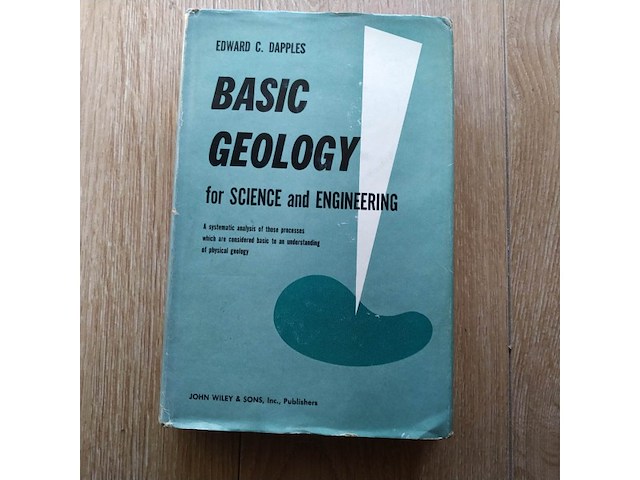 BASIC GEOLOGY for science and engineering Edward Dapple