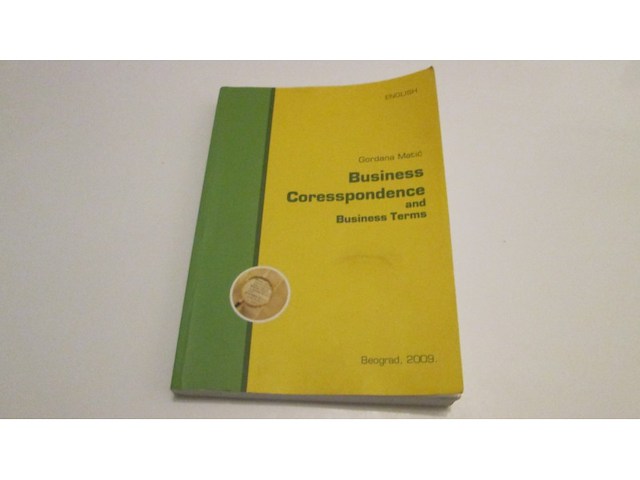 Businesss coresspodence and business terms, Gordana Mat