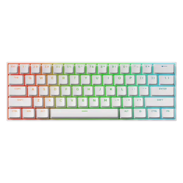 GAMING TASTATURA MCHOSE ACE 60 PRO MAGNETIC SWITCH WHITE
