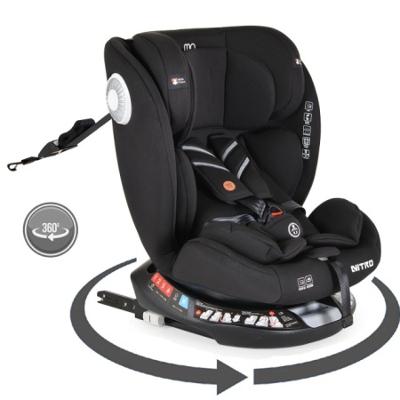 Moni NITRO Isofix rotaciono auto sedište 0-36kg Black
