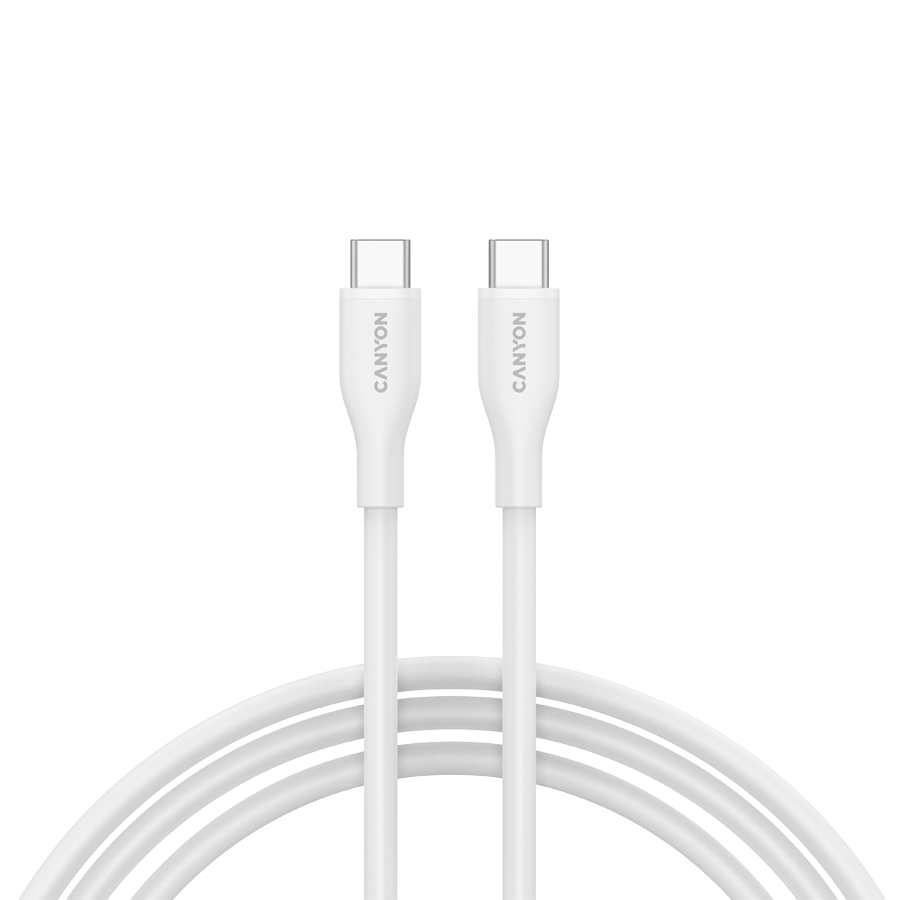 CANYON CABLE CC60SC10 C-C 60W 1M SILICON WHITE