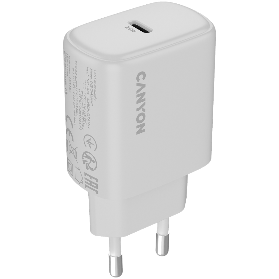 CANYON CHARGER ONCHARGE 250 25W 1XPD EU WHITE