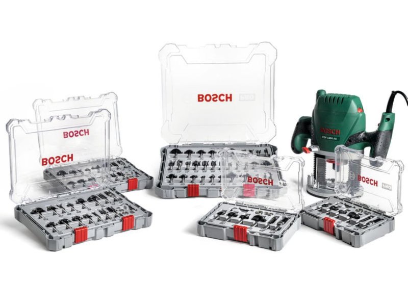 BOSCH ZELENI ALAT SET GLODALA + POF 1200 AE, 061599766S