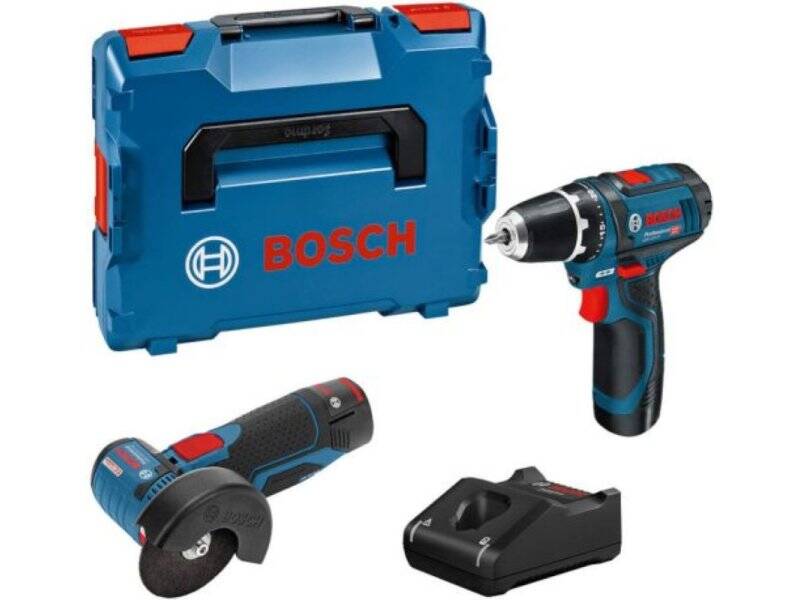 BOSCH PLAVI ALAT GSR 12V-15 + GWS 12V-76, 0615990N2U