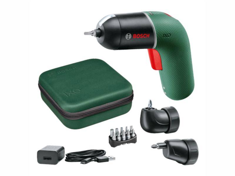 BOSCH ZELENI ALAT IXO 7 AKUMULATORSKI ODVRTAČ SA 2 NASTAVKA + 10-DELNI SET BITOVA 06039E0021