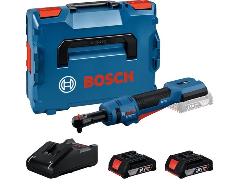 BOSCH GRC 18V-60 PROFESSIONAL AKUMULATORSKI KLJUČ SA ČEGRTALJKOM U L-BOXX 136 SA 2X AKUMULATOR GBA 18V 2.0AH, 06019N8002