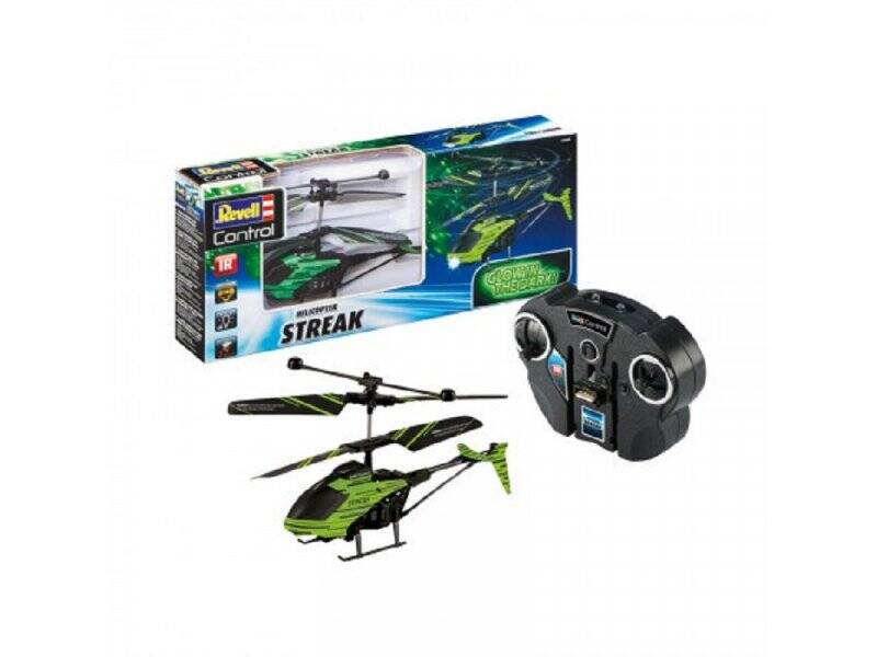 REVELL GLOW IN THE DARK HELICOPTER ”STREAK” ( RV23829 )