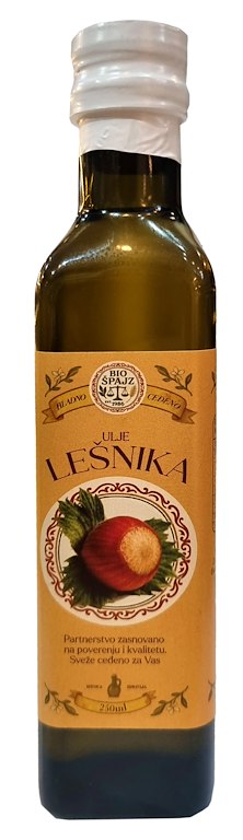 Ulje lešnika hladno presovano 250 ml Bio Špajz