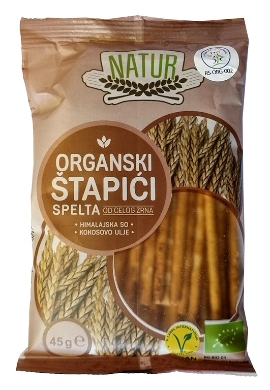Spelta štapići (organski proizvod) 45 g Natur