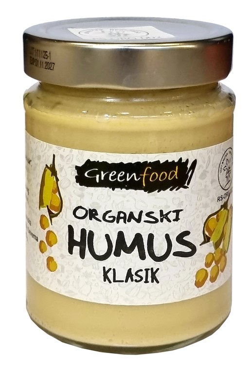 Humus klasik (organski proizvod) 280 g Green food