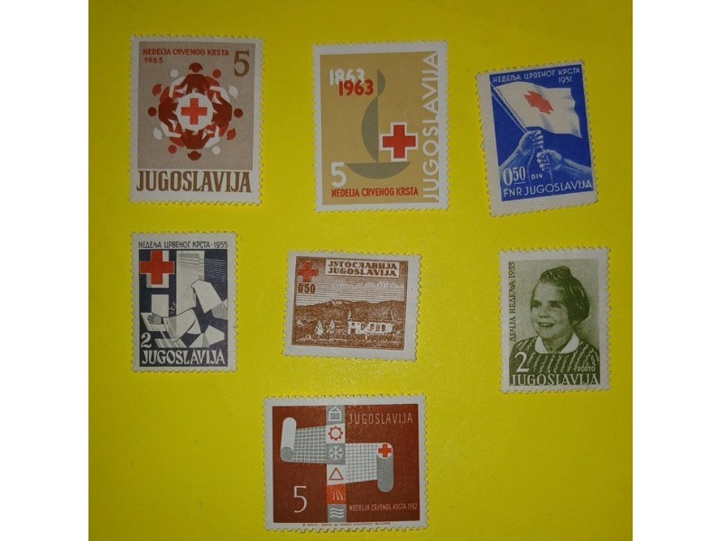 Jugoslavija Crveni krst lot MNH **