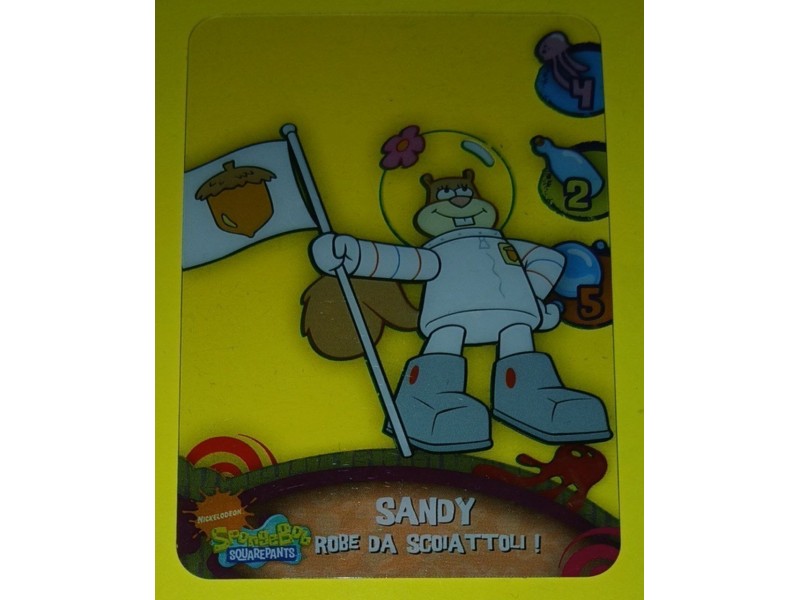 Sunđer Bob Lamincards edibas kartica 118