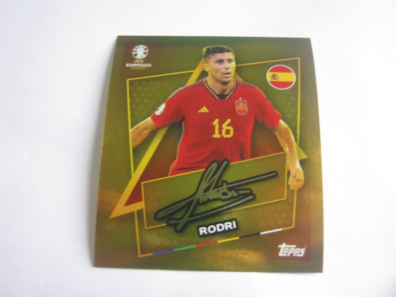 EURO 2024 Germany ESP SP RODRI,sa potpisom