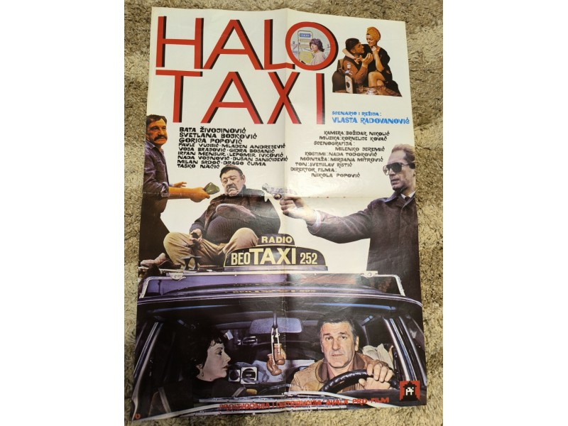 Bioskopski Plakat - Halo Taxi -