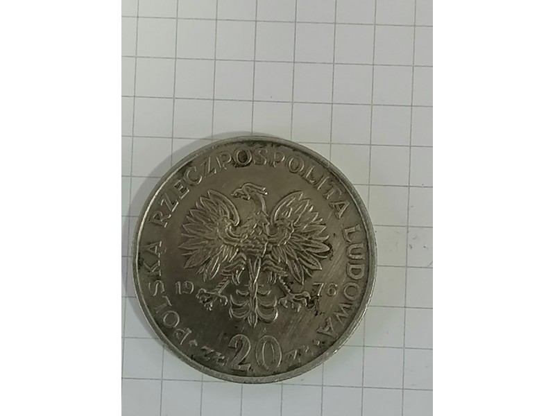 20 ZLOTA 1976.POLJSKA
