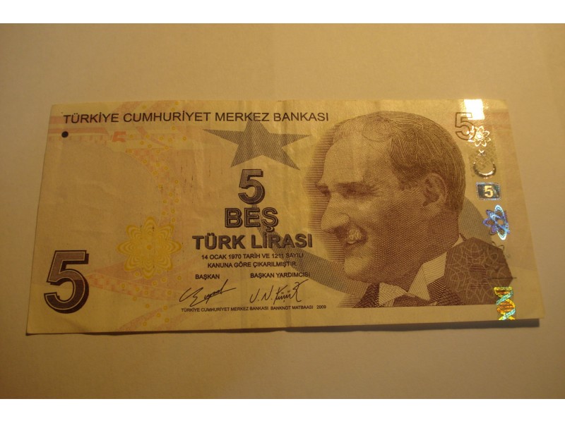 TURSKA - 5 LIRA