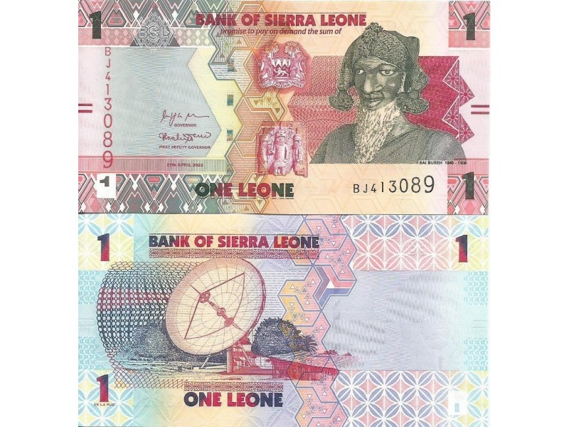 Sierra Leone 1 leone 2022. UNC