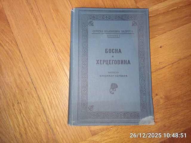 VLADIMIR ĆOROVIĆ, BOSNA I HERCEGOVINA