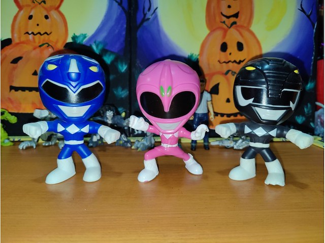 Power Rangers Moćni Rendžeri Roze Plavi Crni