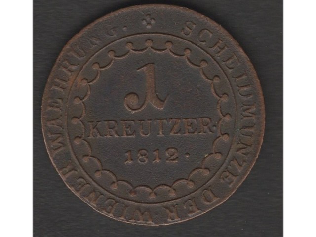 1 Kreuzer - 1812 S - Austrija - Austrian Empire