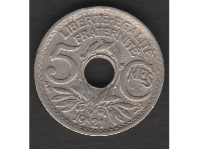 5 Centimes - 1921 - France, Francuska