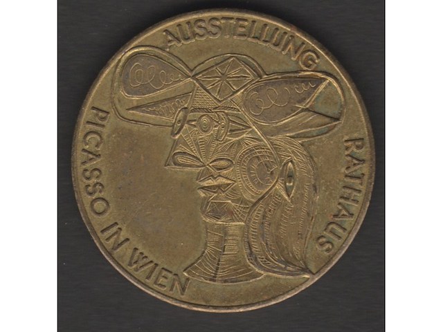 Plaketa, prigodna medalja - Picasso in Wien