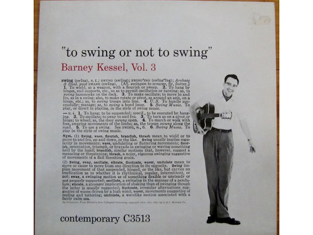 Barney Kessel - Vol 3. - `to swing or not to swing`