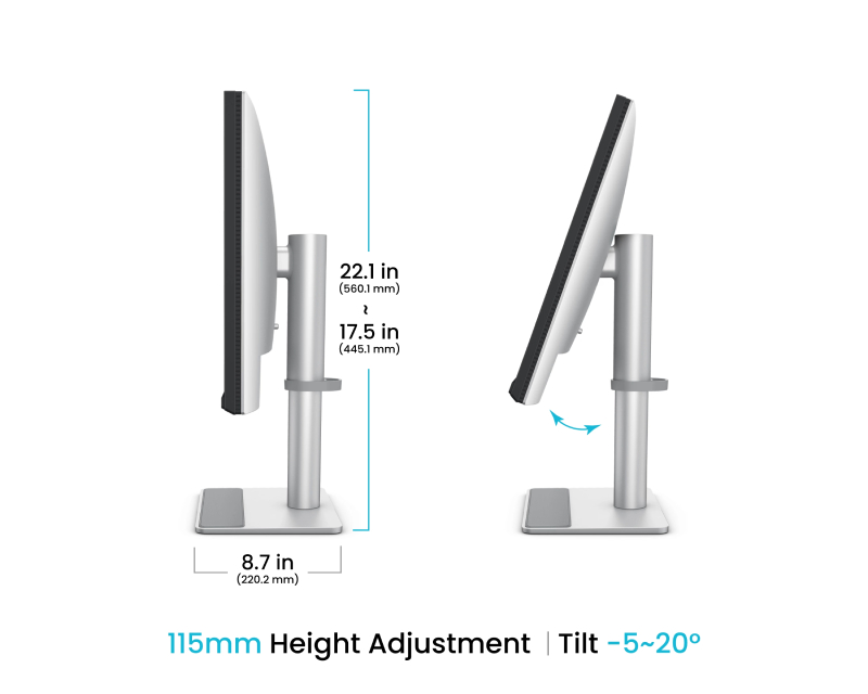 BENQ 27 inča MOBIUZ EX271 LED 4K Nano UHD 3840×2160 IPS monitor sivi