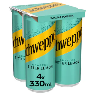 Schweppes Bitter Lemon 4x0,33l CAN