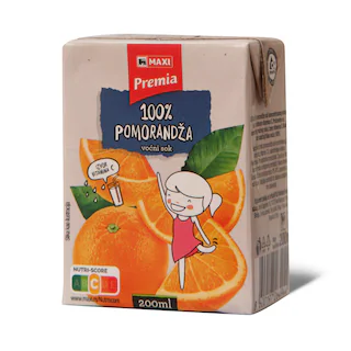 Sok pomoradza 100% Premia 0.2l