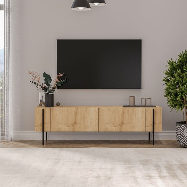 HANAH HOME TV komoda Herman, krem