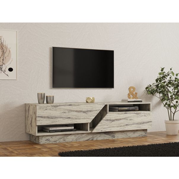 HANAH HOME TV komoda Koza, mermerna