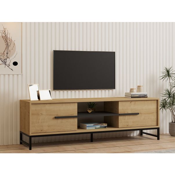 HANAH HOME TV komoda Mono, svetlobraon
